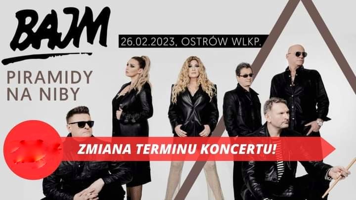 Koncert Bajm w hali Arena odwołany. - OSTROW24.tv - Ostrów Wielkopolski